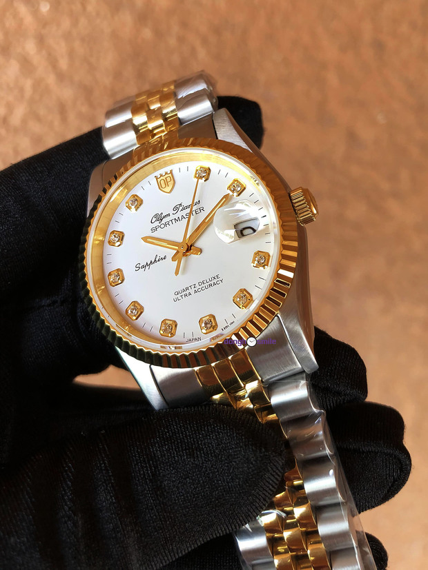 Đồng hồ OP 89322-516 nam máy pin dây demi chính hãng