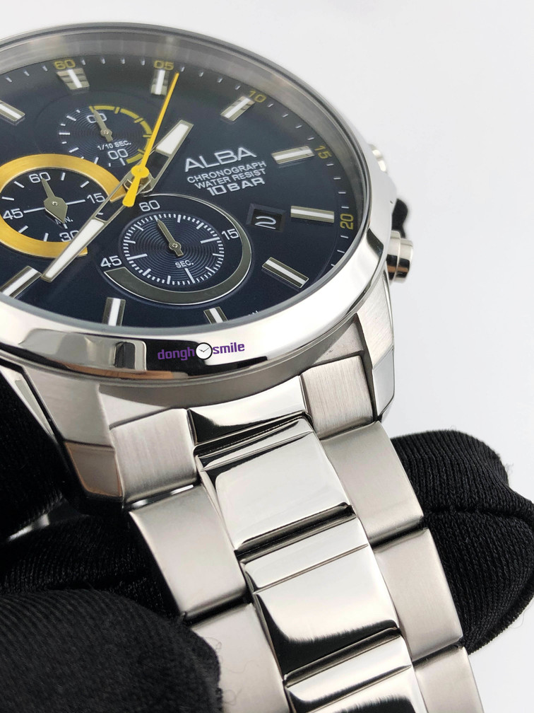 Đồng hồ Alba chronograph water resist 10 bar AM3653X1