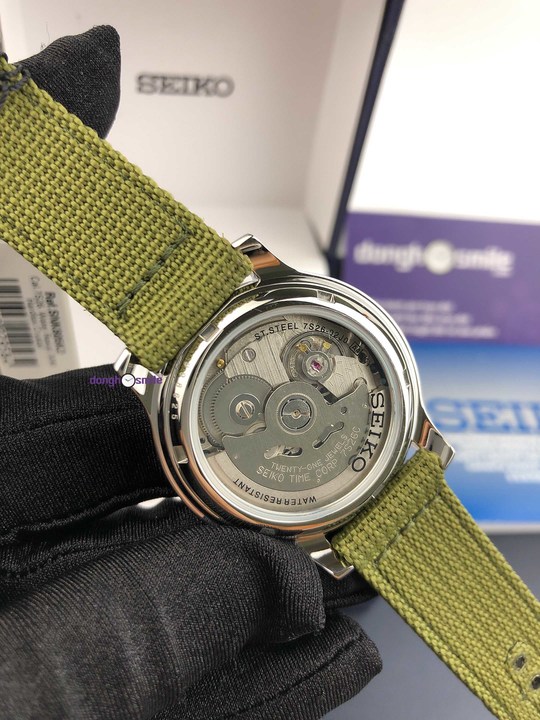 Đồng hồ Seiko TpHCM xanh lính SNK805K2 - Smile Watch