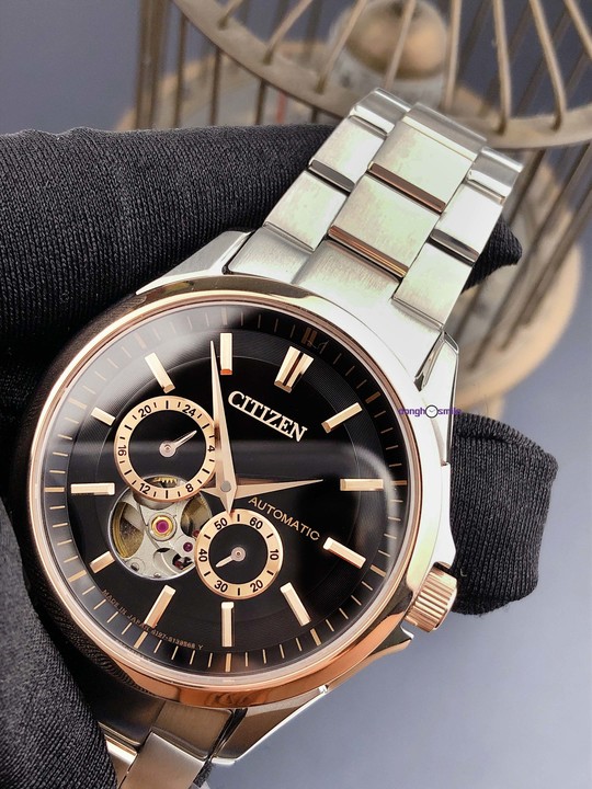 Citizen Open Heart Automatic NP1014-51E Mặt Đen - Smile Watch