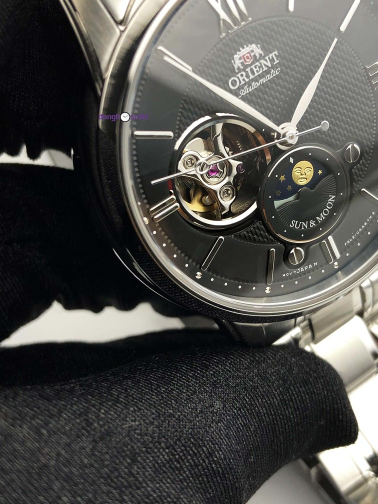 Orient Sun and Moon gen 4 RA-AS0002B10B dây thép - Smile Watch