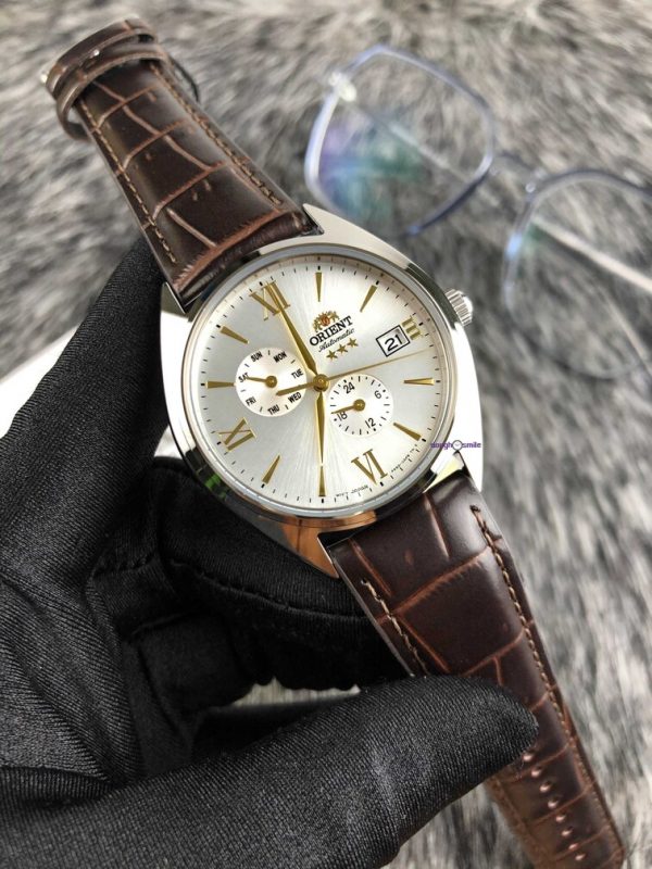 Orient Altair Tristar RA-AK0508S10B dây da nâu - Smile Watch