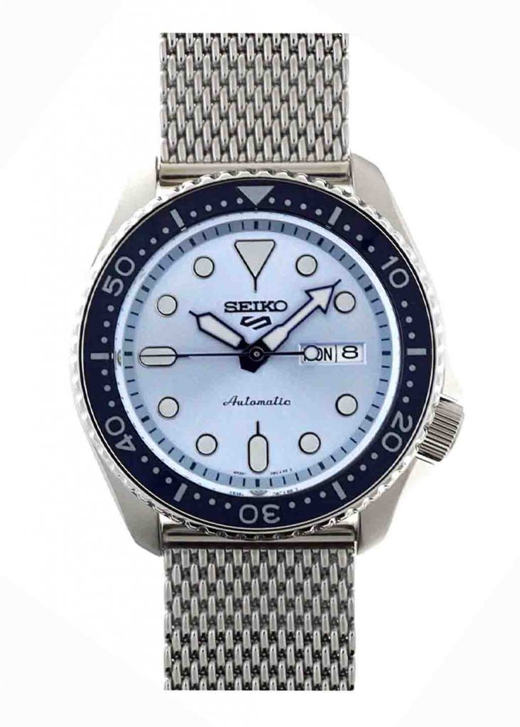 Seiko 5 Sports SRPE77K1 Ice Blue Dial - Smile Watch