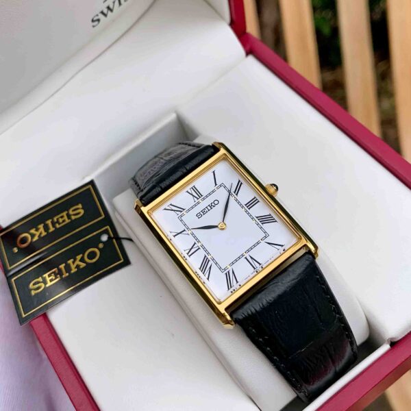 Seiko Tank Quartz Vintage SWR052 - Smile Watch