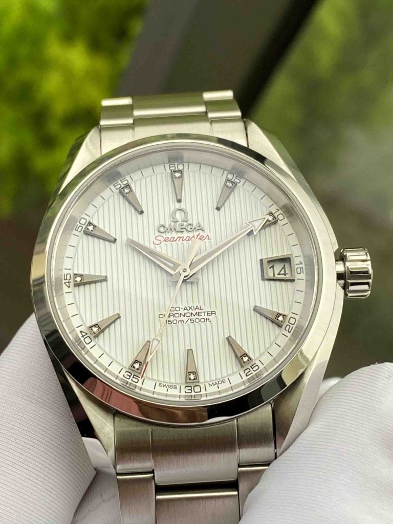 Omega Seamaster Aqua Terra White Dial 231.10.39.21.54.001 Likenew - Smile Watch