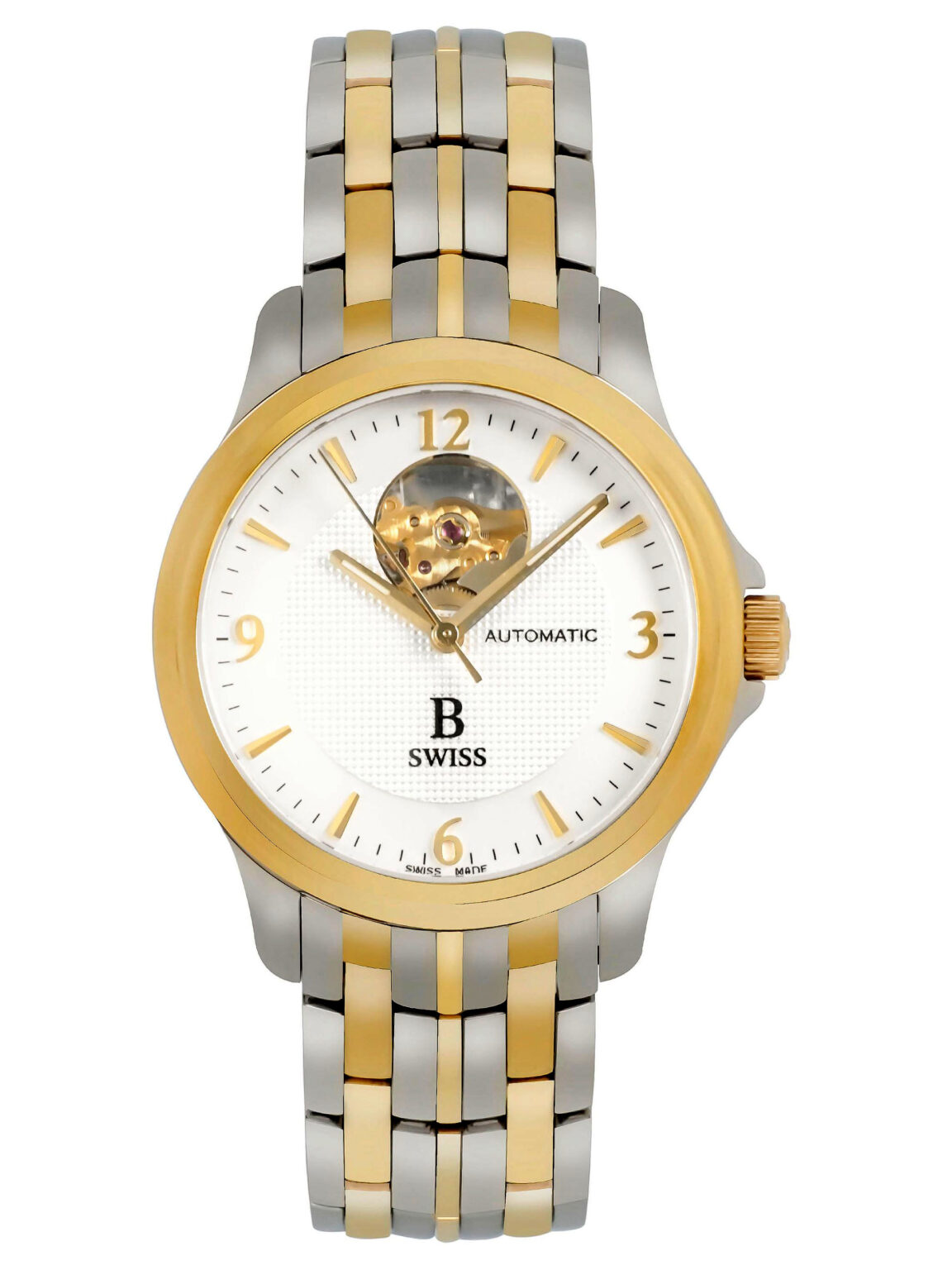 B Swiss Prestige Open Heart 00.50501.34.16.22 37.5mm - Smile Watch
