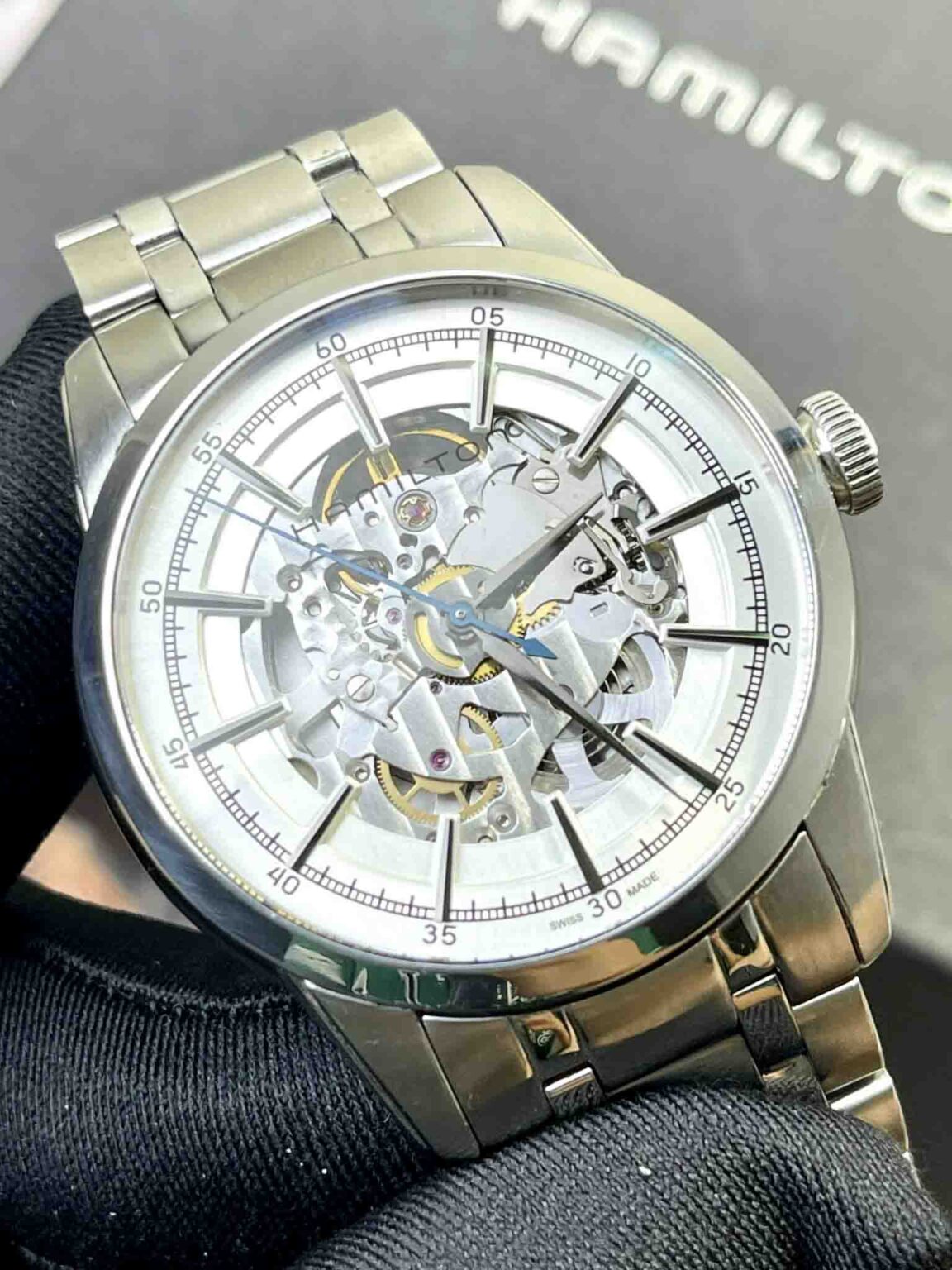 Hamilton American Classic Railroad Skeleton Auto H40655151 Used