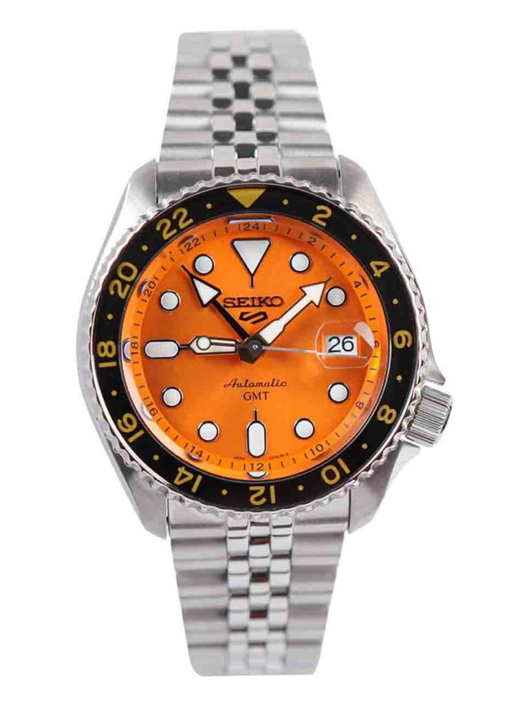 Seiko 5 Sports GMT SSK005 Mikan Orange 42.5mm - Smile Watch