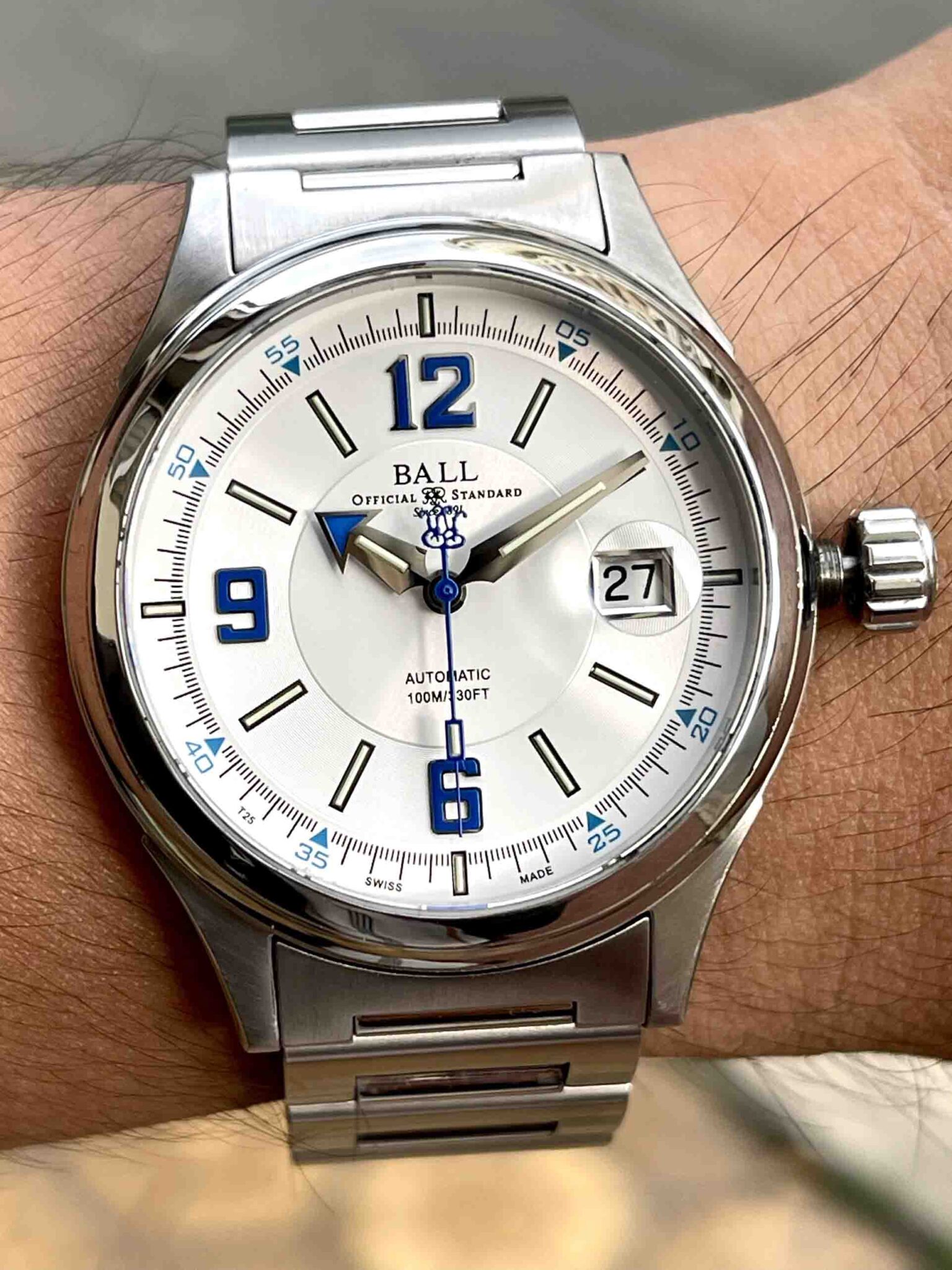 Ball Fireman Racer Automatic NM2088C-S2J-WHBE 40mm - Used