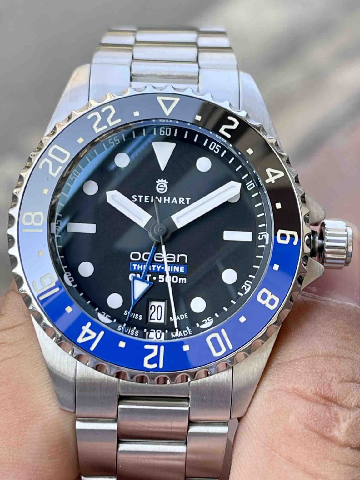 Steinhart Ocean One 39 GMT - Used - Smile Watch