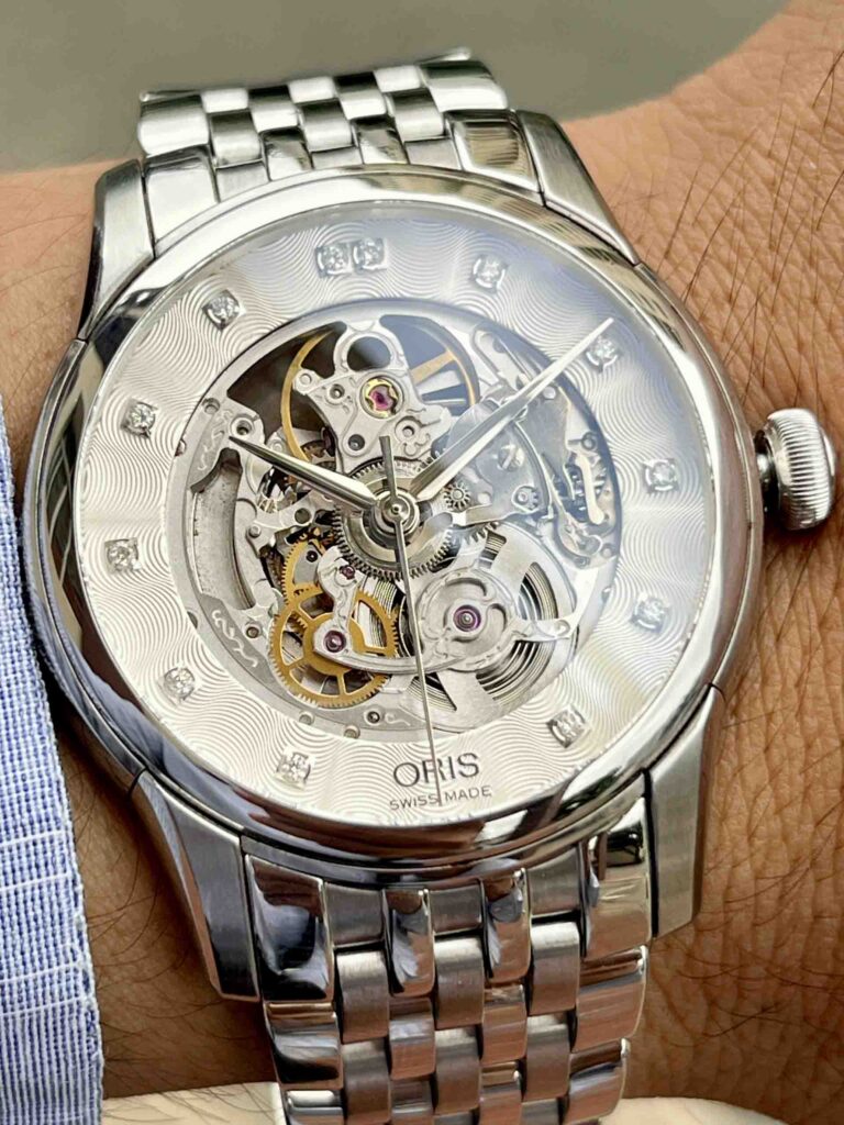 Oris Skeleton Automatic 40mm 01 734 7670 4019-07 8 21 77 - Used