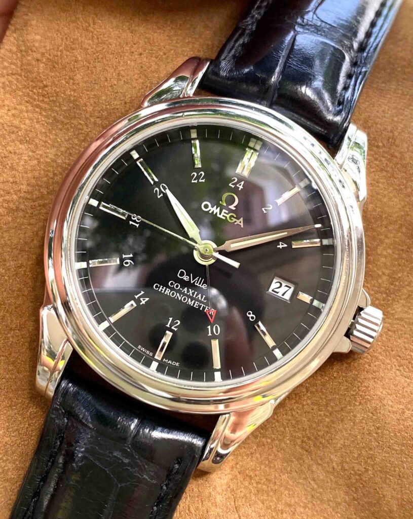 Omega Deville GMT Co-axial 4833.50.31 39mm - Used - Smile Watch